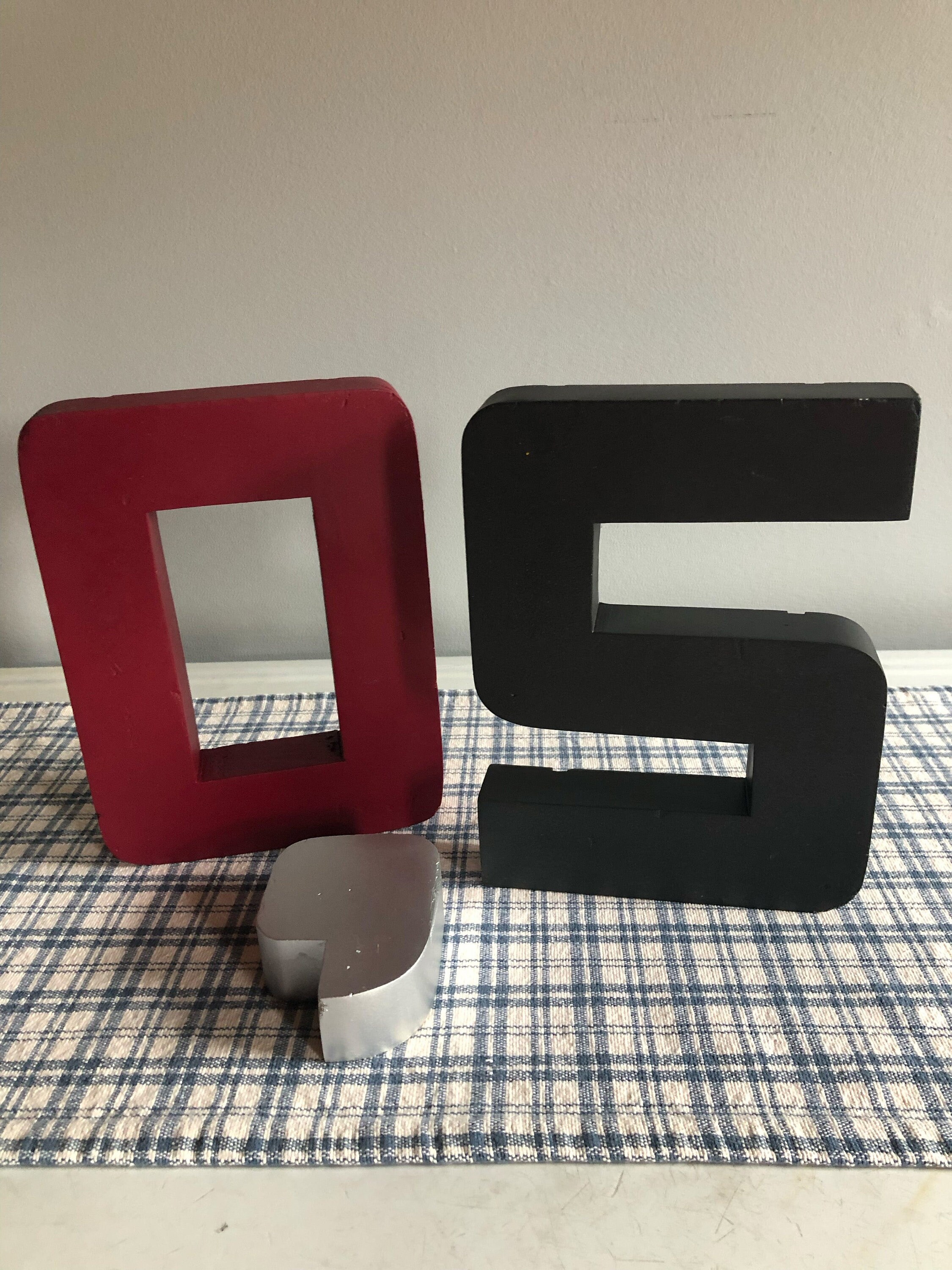 Reclaimed Wood Letters-repainted Letters From Business Sign - Etsy