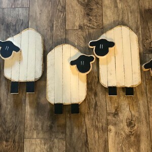 Lath Sheep - Tall, Reclaimed Wood Sheep, Ready to Hang or Lean - Etsy