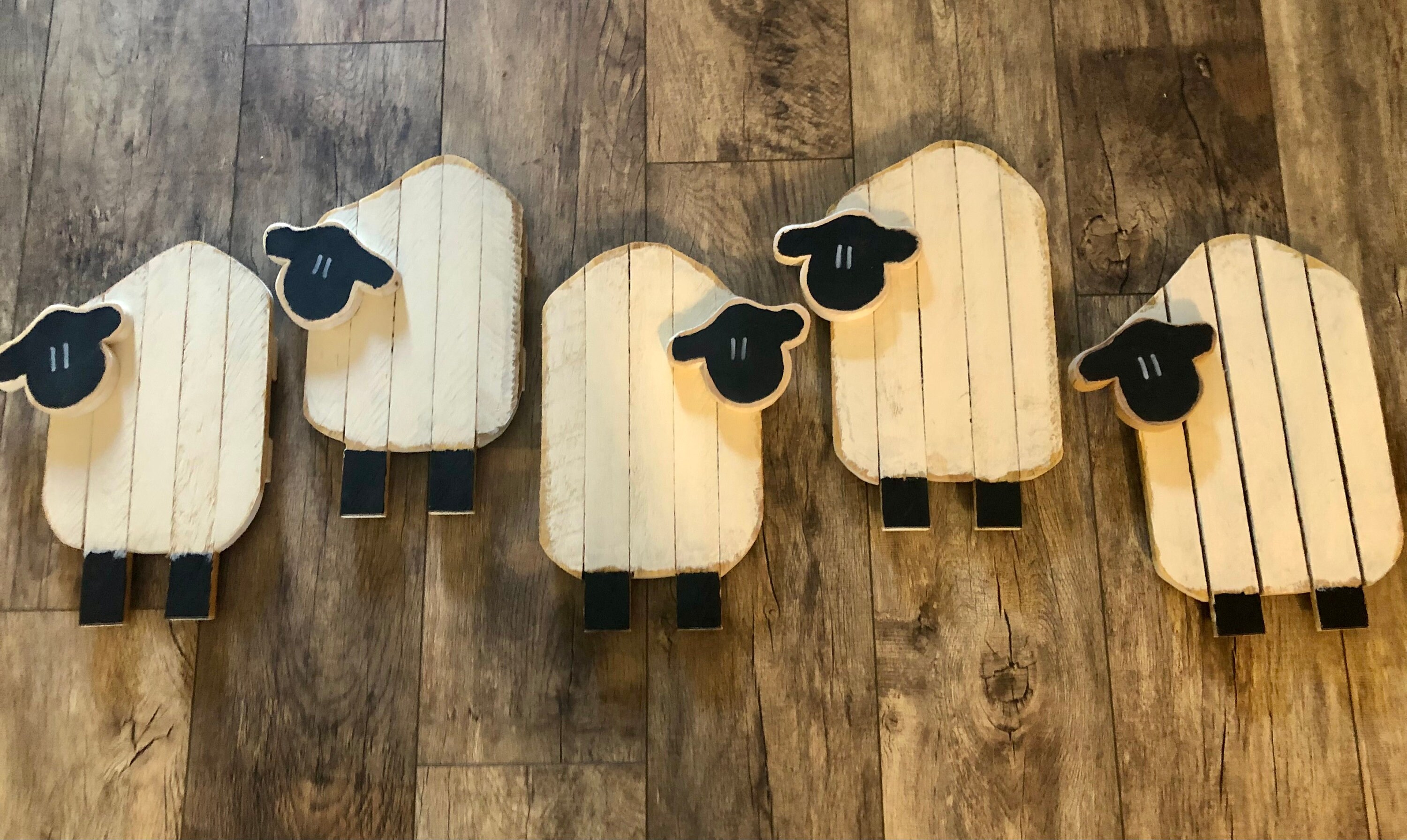 Lath Sheep - Tall, Reclaimed Wood Sheep, Ready to Hang or Lean - Etsy