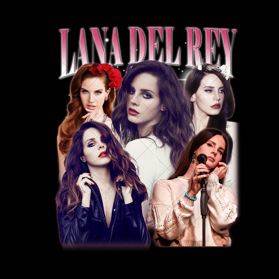Lana Del Rey Design PNG, Instant Download, Digital File for Sublimation ...