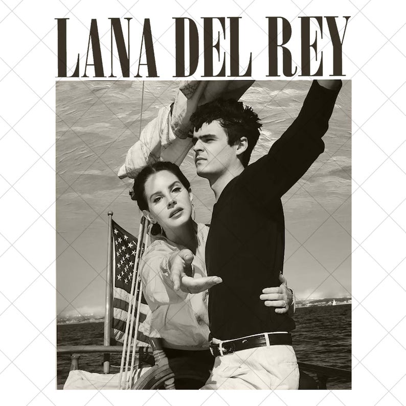 Lana Del Rey Album PNG, Aesthetic Music Digital Design - Etsy