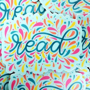 Buy Read Sticker Gift for Librarians, Teacher Appreciation, Laptop ...