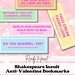 Funny Shakespeare Anti-valentines Printable Bookmarks, Humorous Library ...