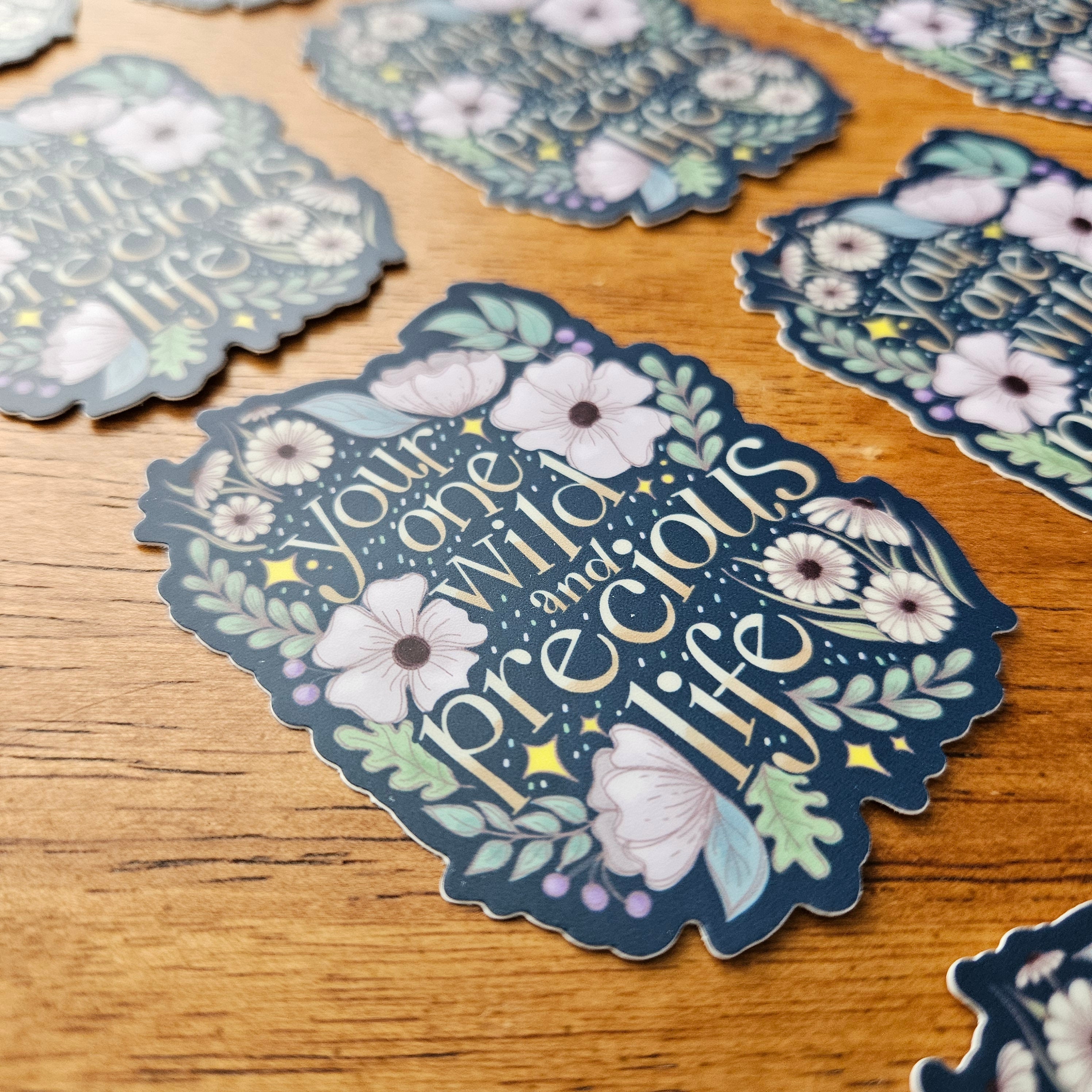 Literary Inspiration Sticker, Gift for Poetry Lover, Motivation Sticker ...