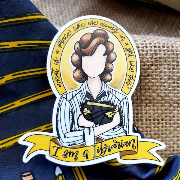 Librarian Decal - Etsy