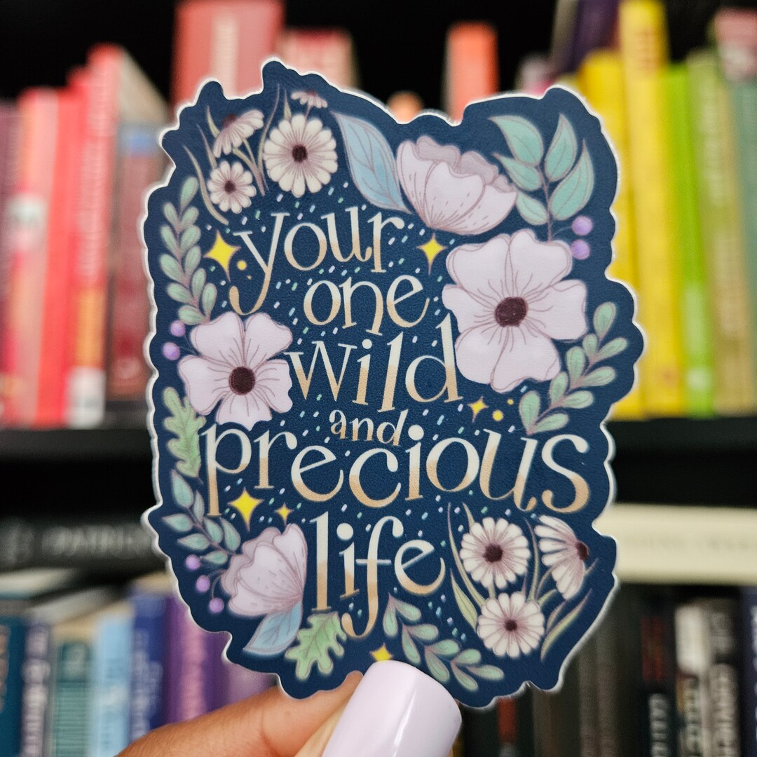 Literary Inspiration Sticker, Gift for Poetry Lover, Motivation Sticker ...