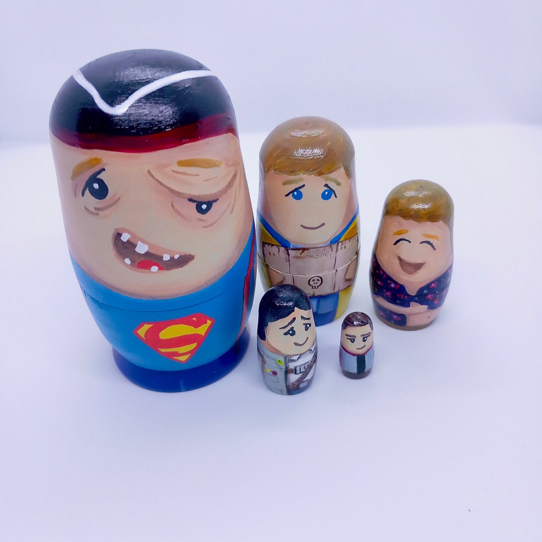 The Goonies Inspired Hand-painted Wooden Nesting Dolls (matryoshka ...