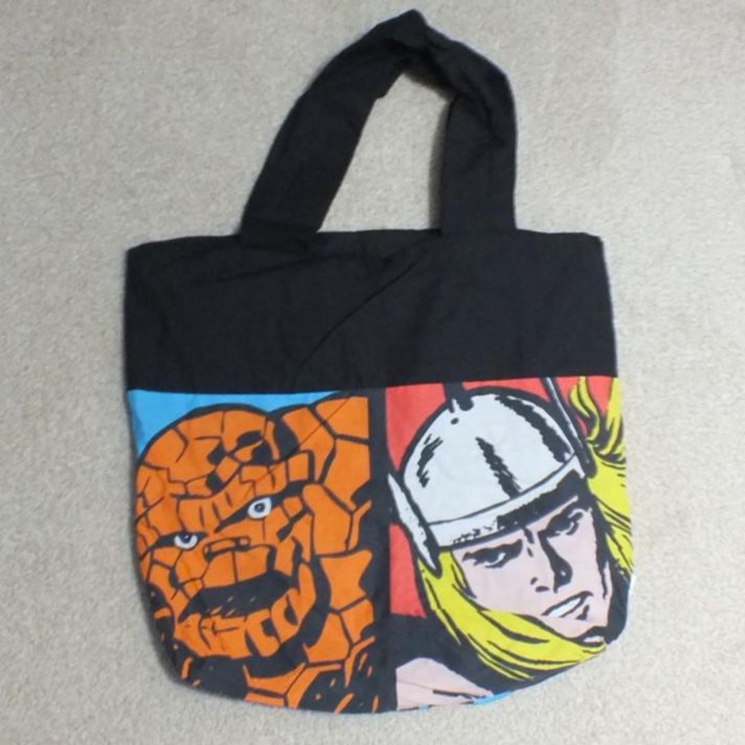 Handmade Upcycled Marvel Superhero Inspired Reversible Tote/ Shopping ...