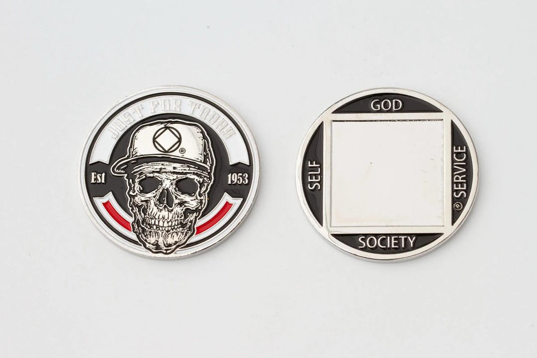 Custom NA Clean Time Medallion - Etsy