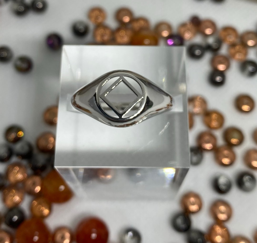 Sterling Silver Ring With NA Service Symbol (NAR-11) - Etsy