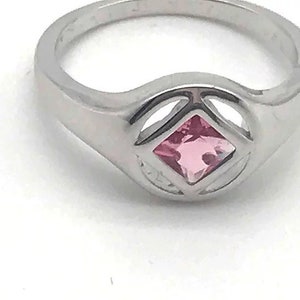 NA Service Symbol Ring With Colored CZ in Center (NAR-18) - Etsy