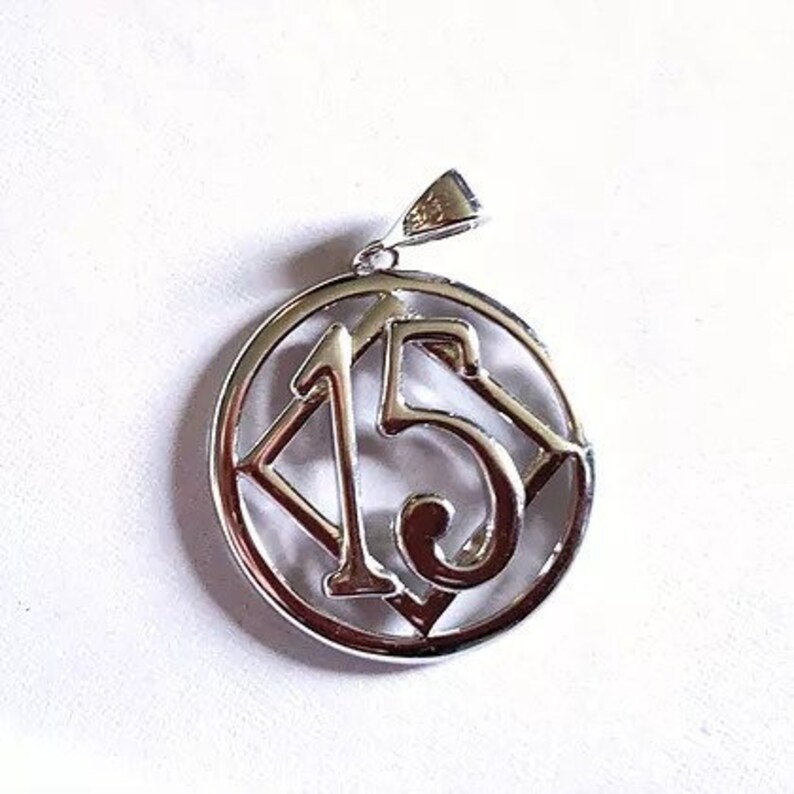 Narcotics Anonymous Service Symbol With 15 in Center Pendant - Etsy