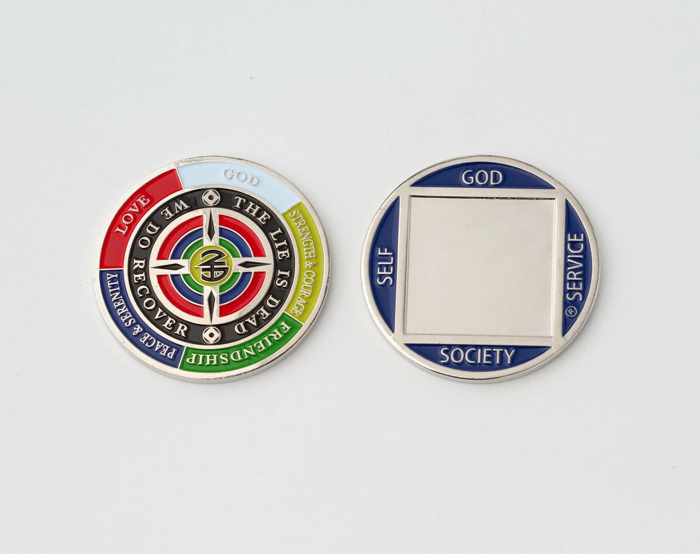 Custom NA Clean Time Medallion - Etsy