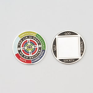 Custom NA Clean Time Medallion - Etsy