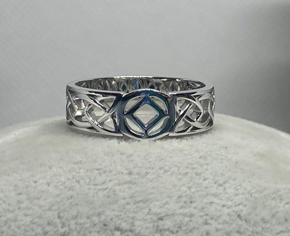 Celtic Ring With NA Service Symbol NAR-10 - Etsy