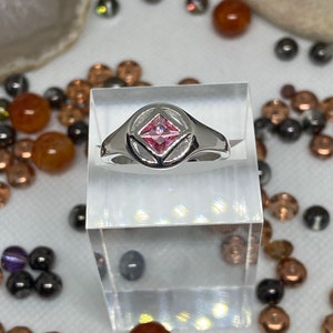 NA Service Symbol Ring With Colored CZ in Center (NAR-18) - Etsy
