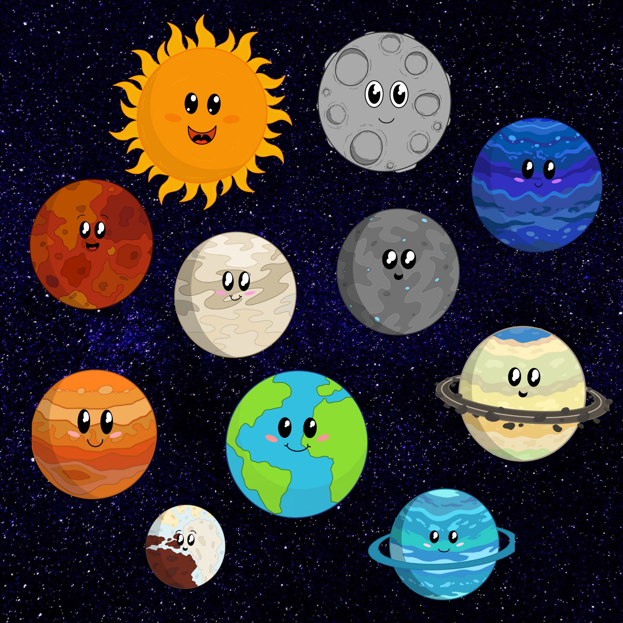 Solar System Clip Art
