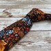 Fall floral tie/brown and blue floral tie/Fall wedding | Etsy