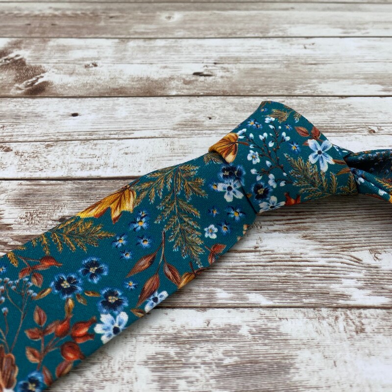 Floral Tie - Etsy