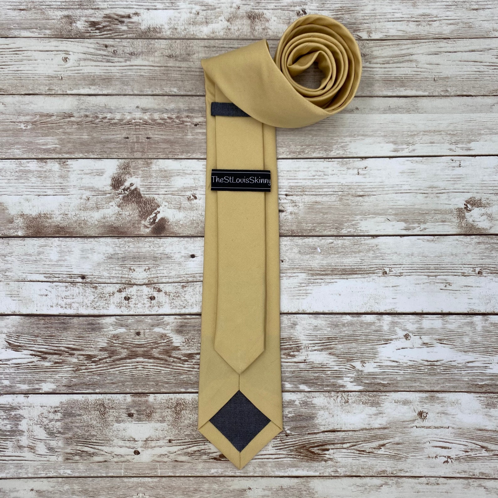 Mustard Yellow Tie, Light Mustard Yellow Tie, Yellow Tie, Soft Yellow ...