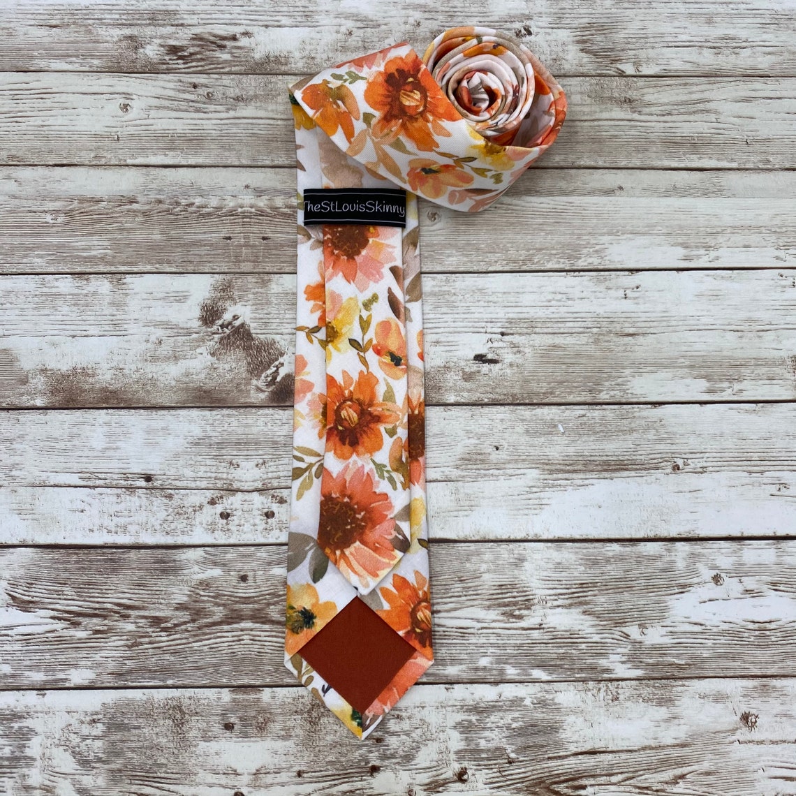 Fall Sunflowers Sunflower Tie Fall Floral Tie Summer - Etsy