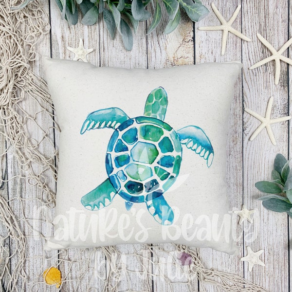 Turtle Pillow - Etsy