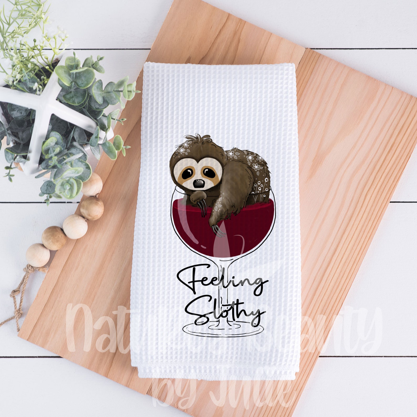 Funny Sloth Towels, Feeling Slothy Towel, Let's Get Slothed Microfiber ...