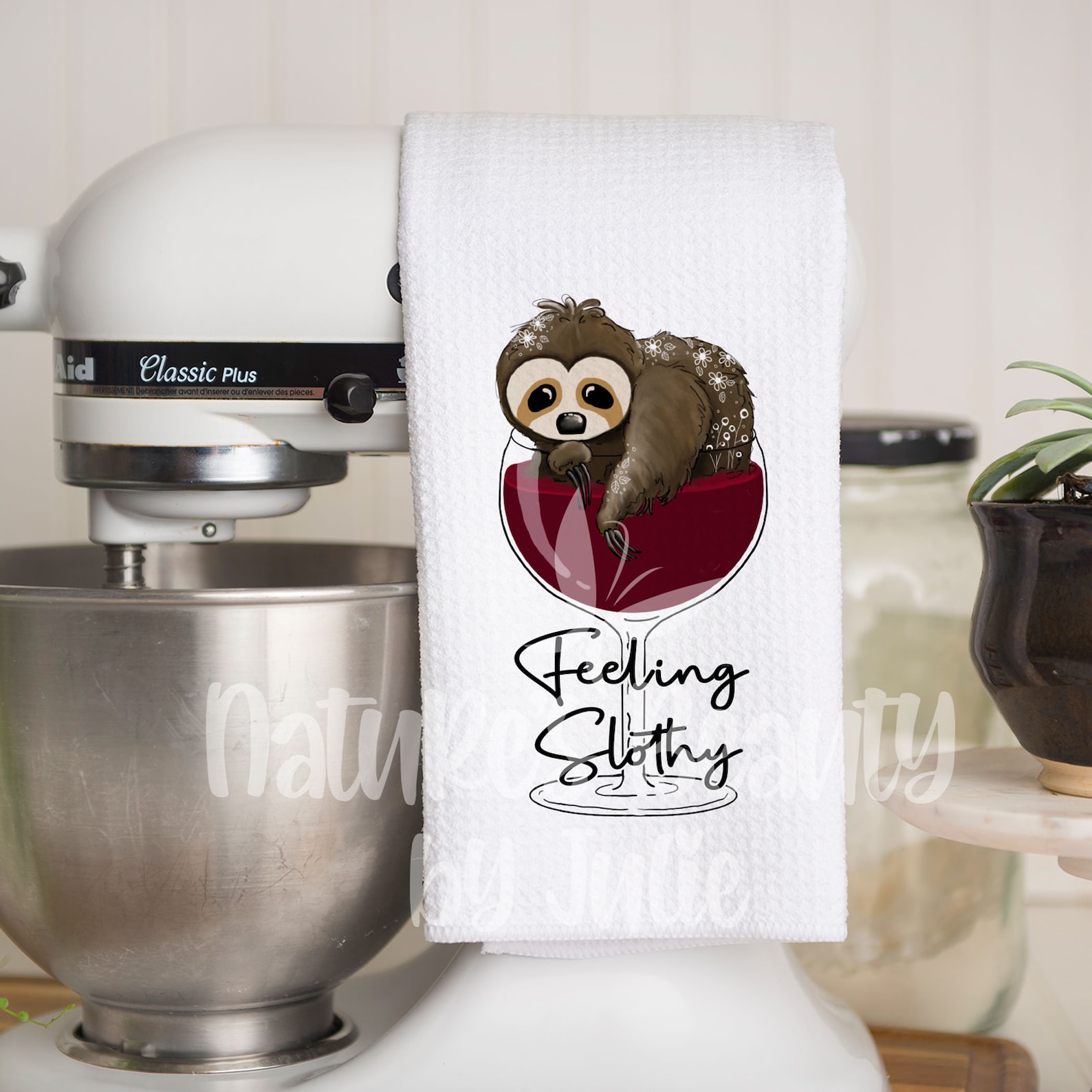 Funny Sloth Towels Feeling Slothy Towel Let's Get - Etsy