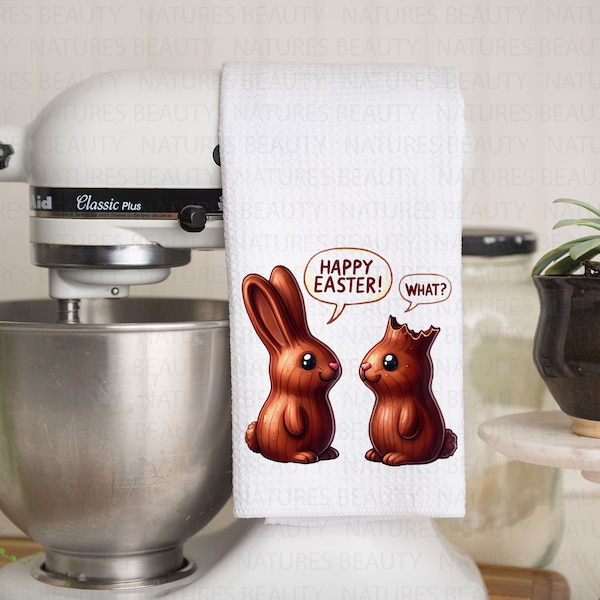 Bunny Kitchen Towel - Etsy