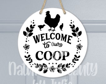 Chicken Welcome Sign - Etsy