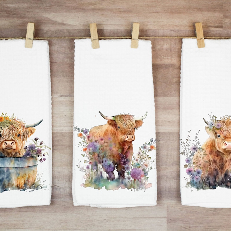 Highland Cow Kitchen Decor - Etsy