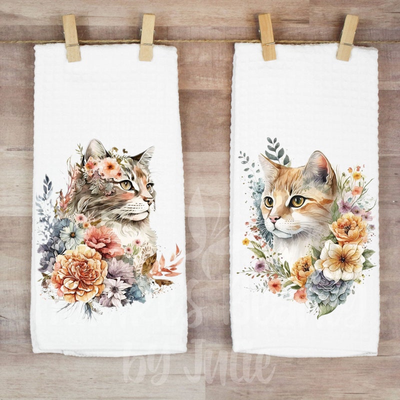 Cat Towels - Etsy