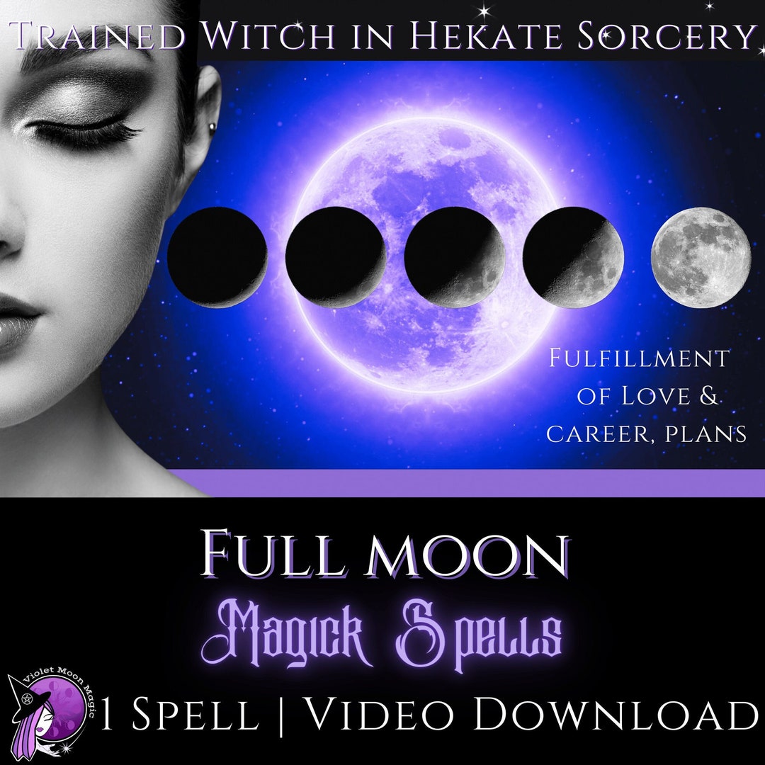 MONEY or LOVE Spell With FULL Moon Magic Spell Cast by Hekate - Etsy UK