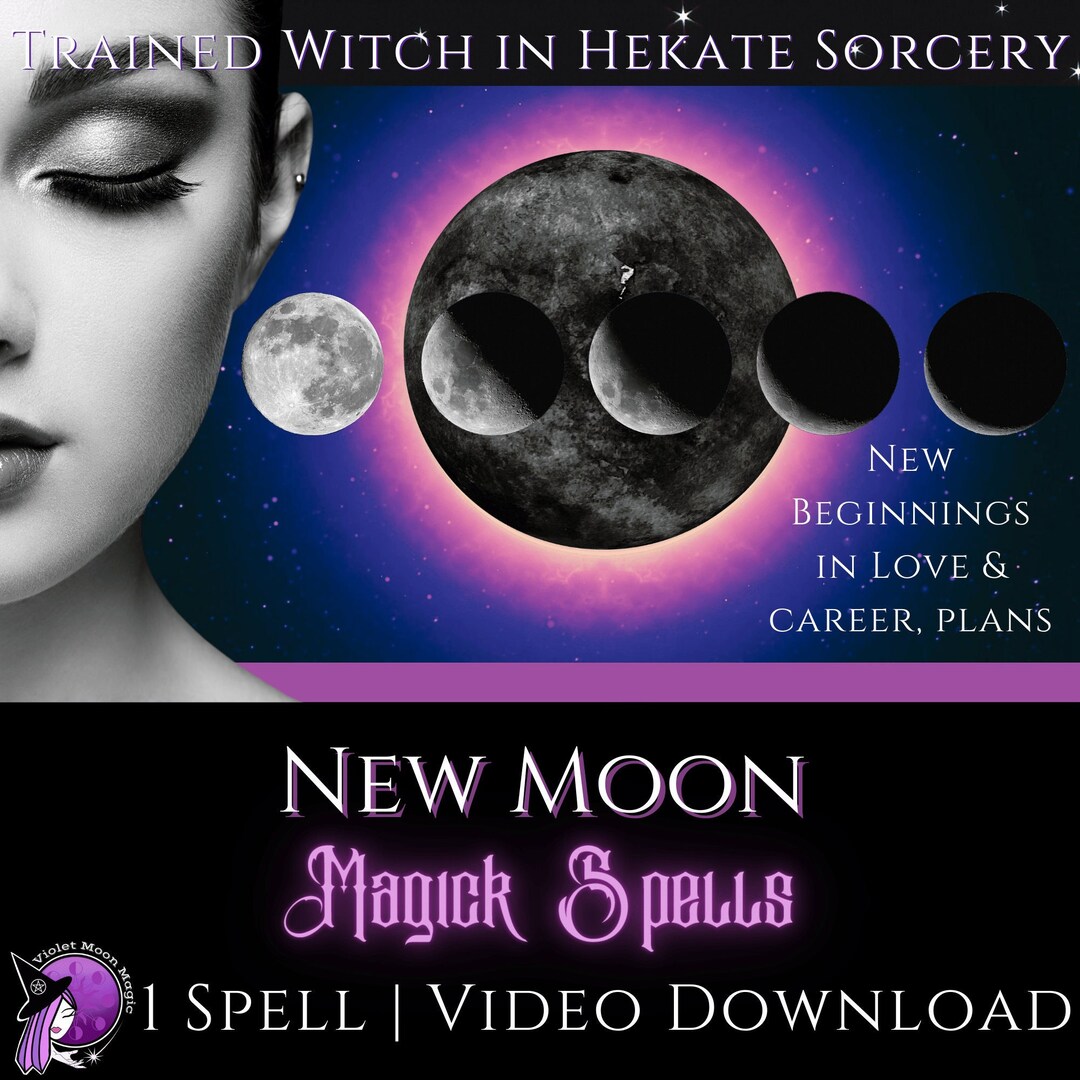 BRING EX BACK With a New Moon Love Spell Astrology Magic Premium Cosmic ...