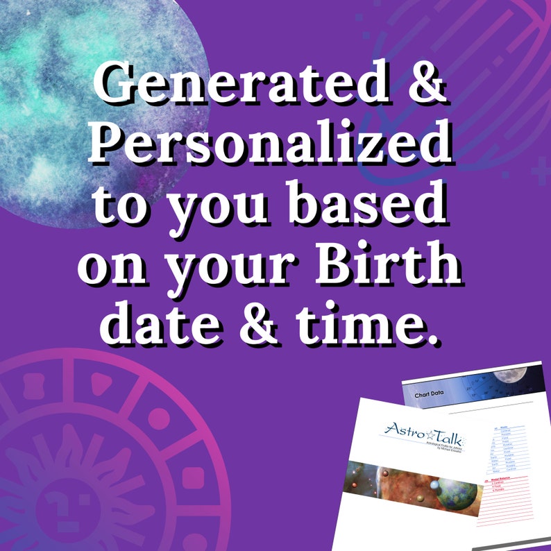 Premium Relationship Chart Astrology Report Personalized - Etsy