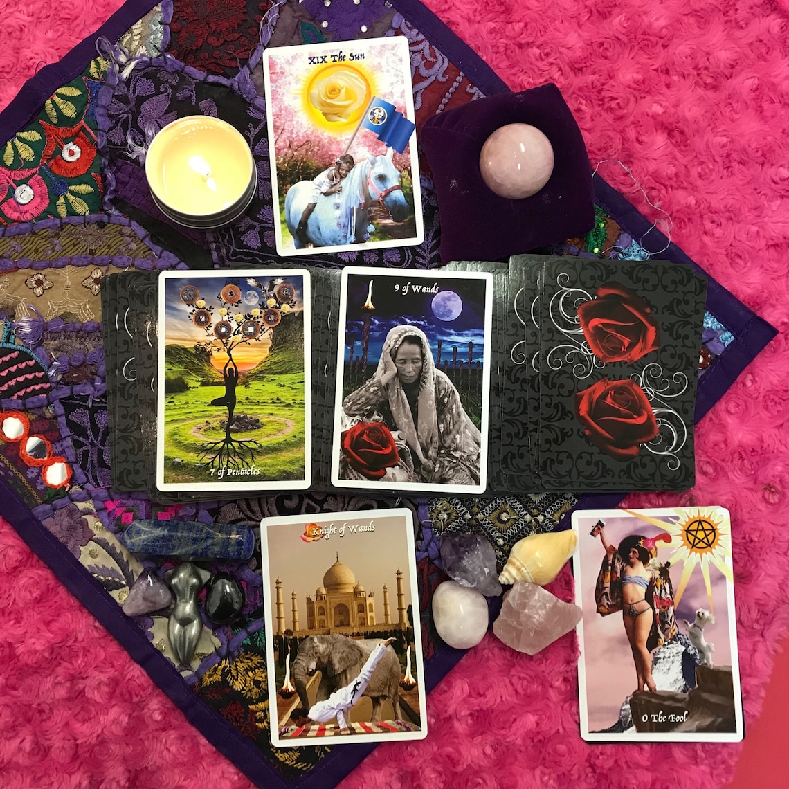 Indie Tarot Card Deck Limited Edition Blood Bread & Roses | Etsy