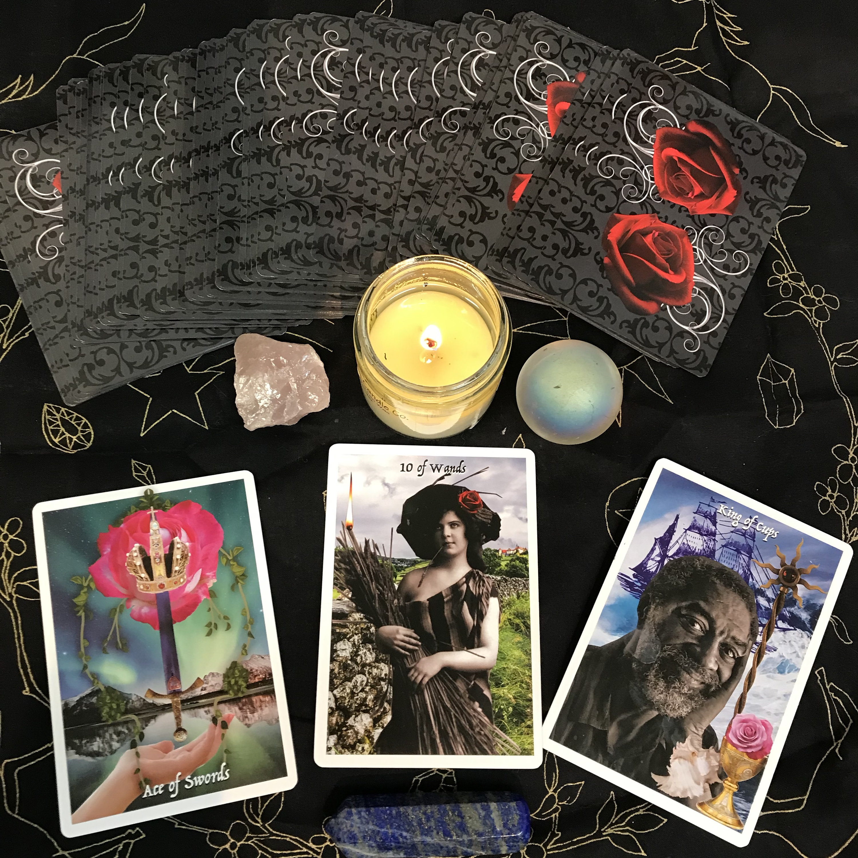 Indie Tarot Card Deck Limited Edition Blood Bread & Roses | Etsy