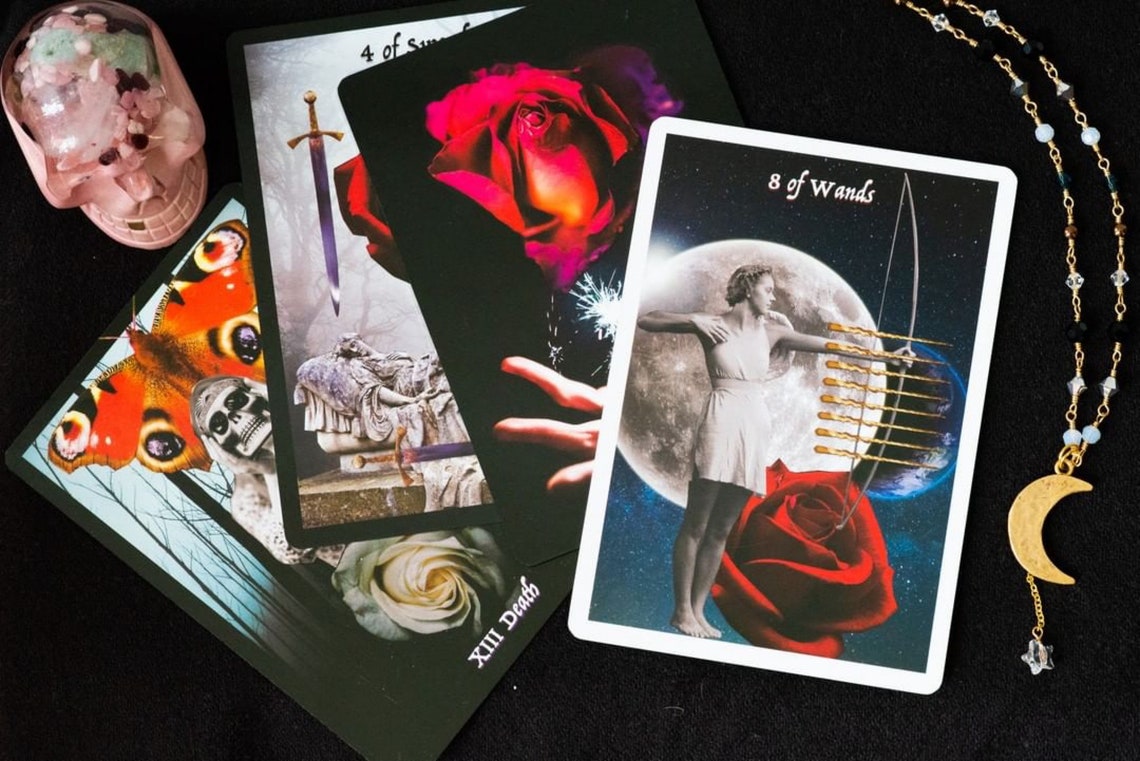 Indie Tarot Card Deck Limited Edition Blood Bread & Roses | Etsy