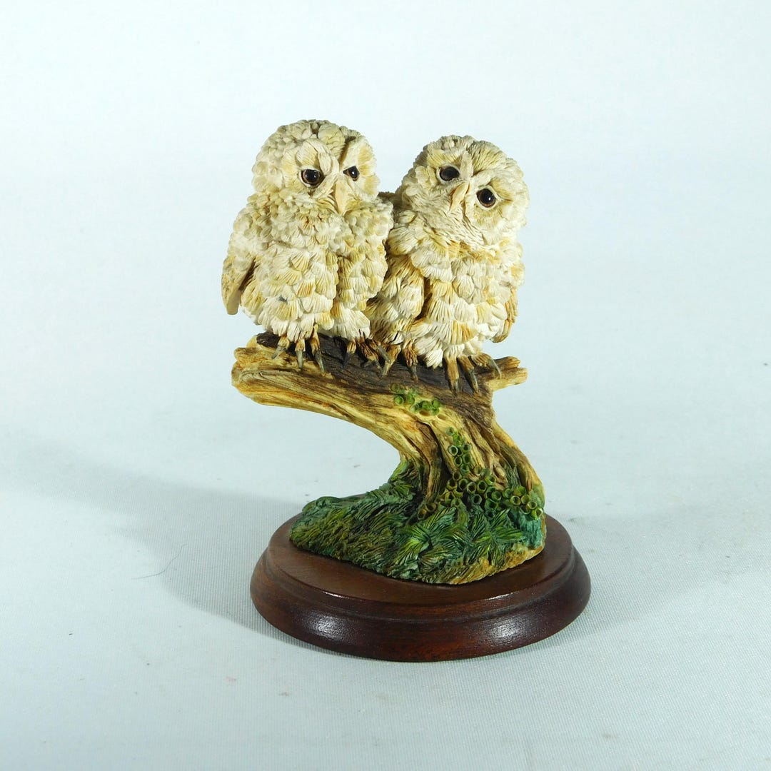 Border Fine Arts Chiltern the Russell Willis Collection Baby Owls WB20 ...