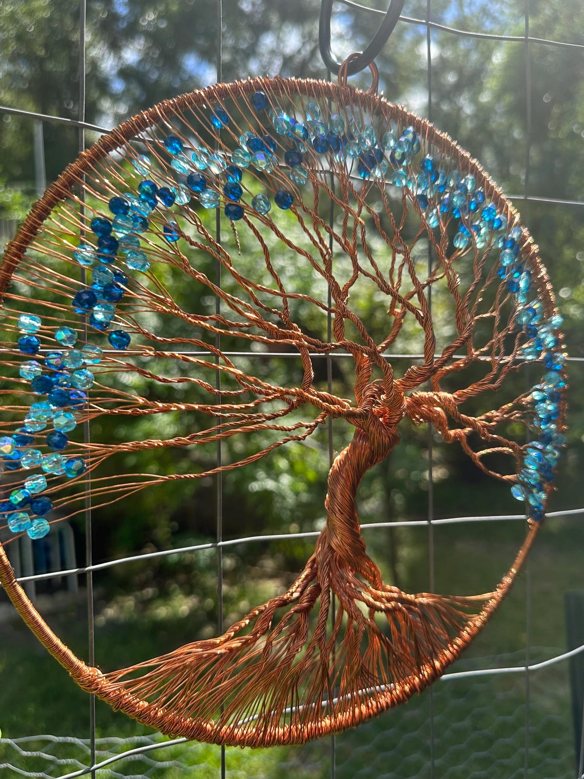 10 Inch / 3 Dimensional / Handmade / Copper Wire / Tree of Life / One ...