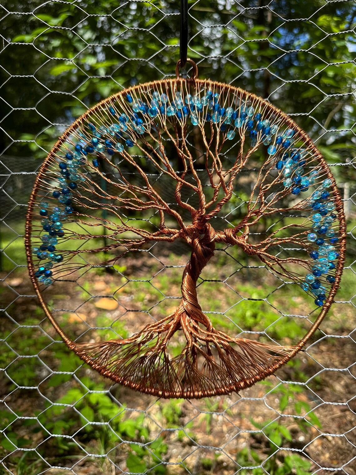 10 Inch / 3 Dimensional / Handmade / Copper Wire / Tree of Life / One ...