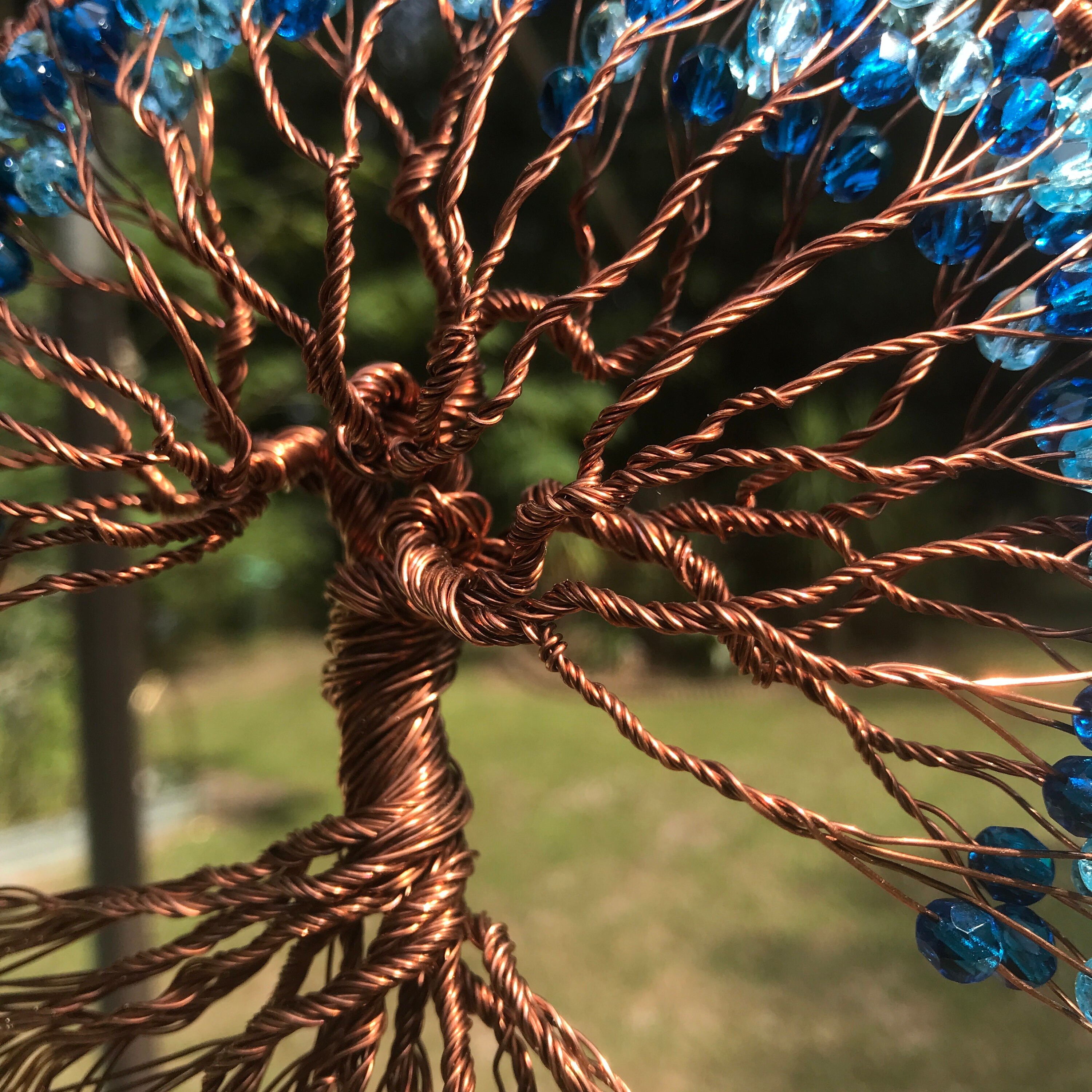 6 Inch / 3 Dimensional / Handmade / Copper Wire / Tree of Life / One of ...