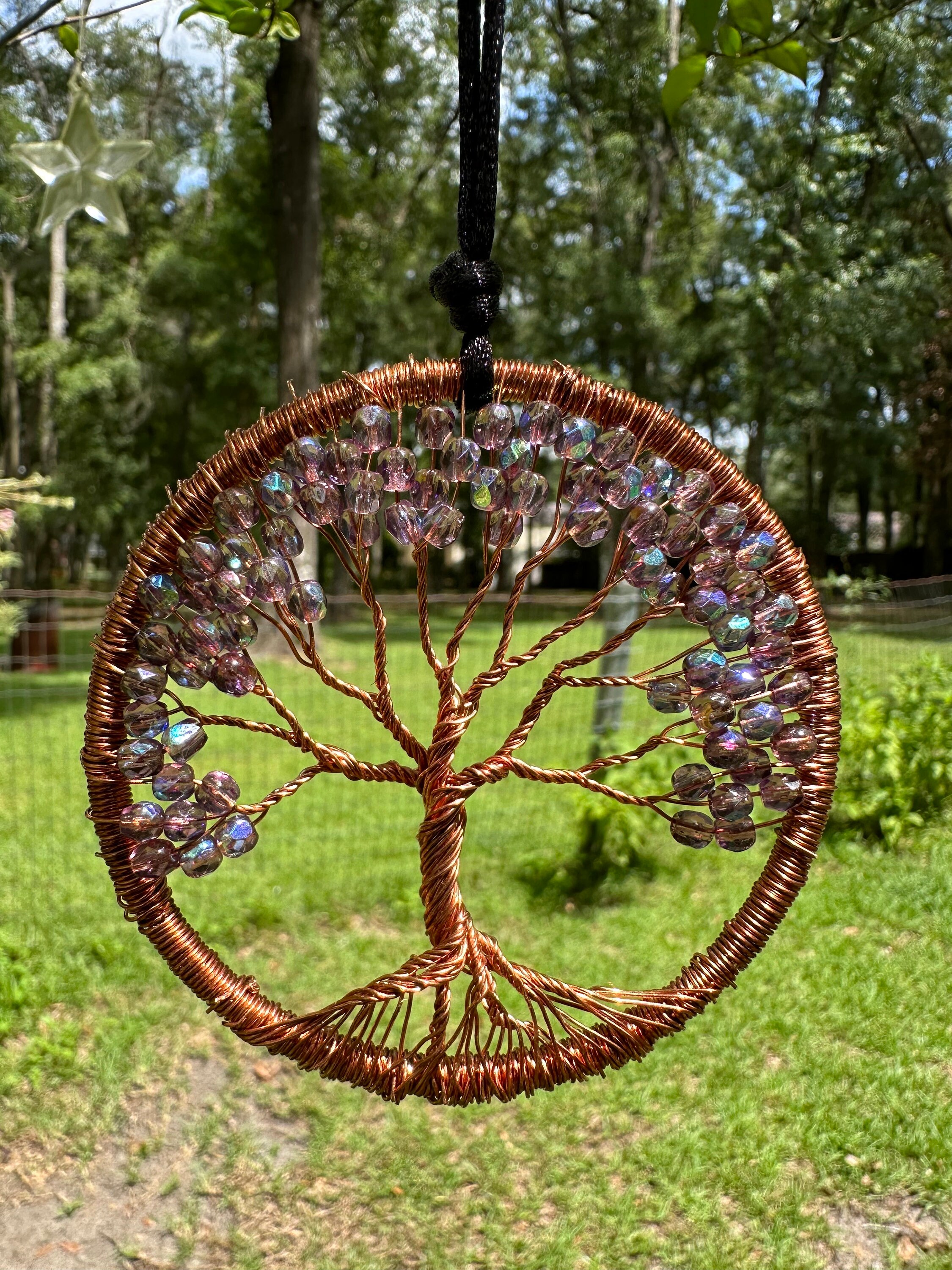 3 Inch/ Handmade / Copper Wire / Tree of Life / One of a Kind ...