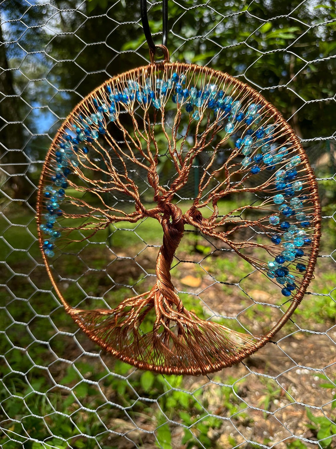 10 Inch / 3 Dimensional / Handmade / Copper Wire / Tree of Life / One ...