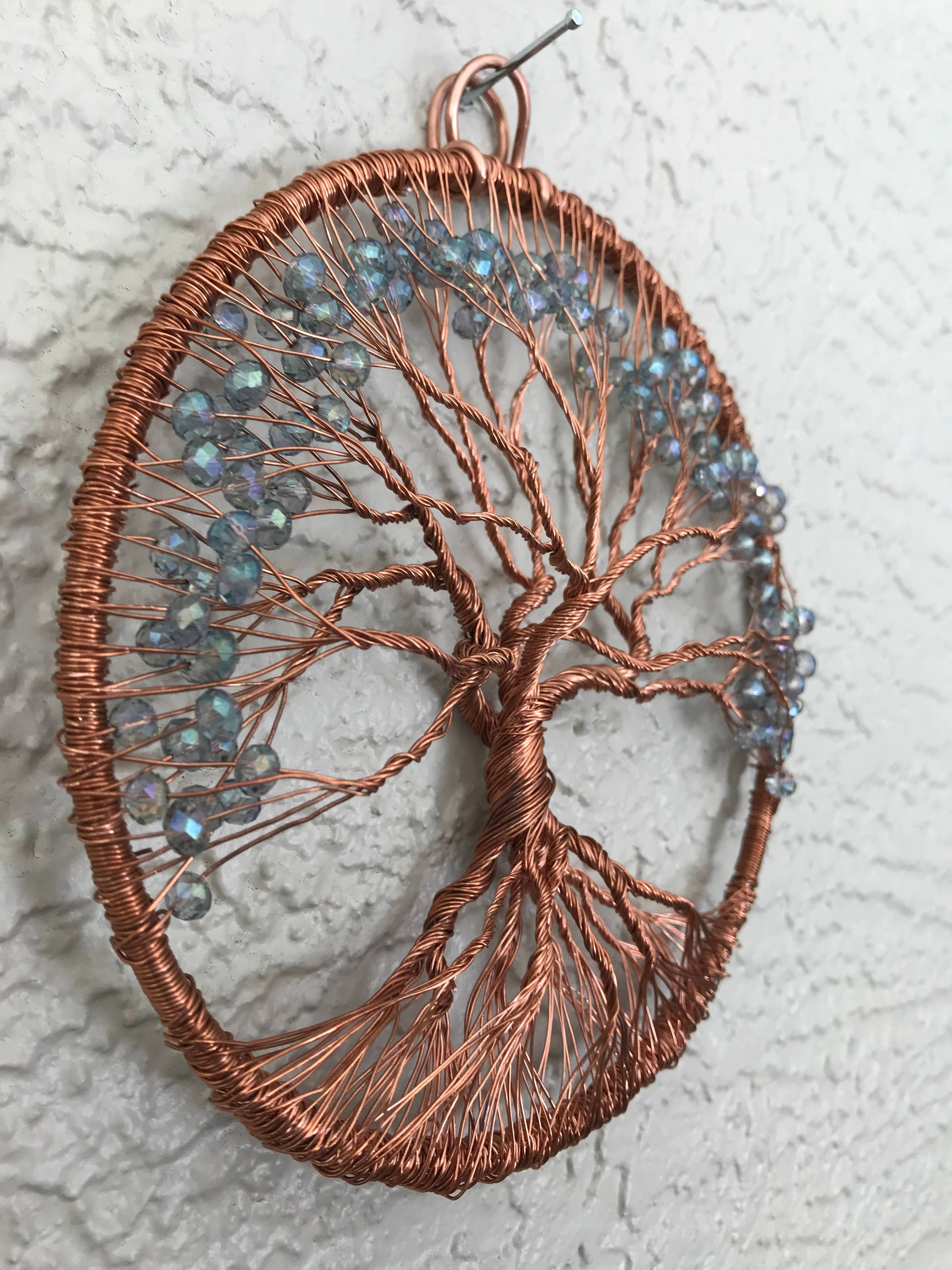 6 Inch/ Handmade / Copper Wire / Tree of Life / One of a Kind | Etsy