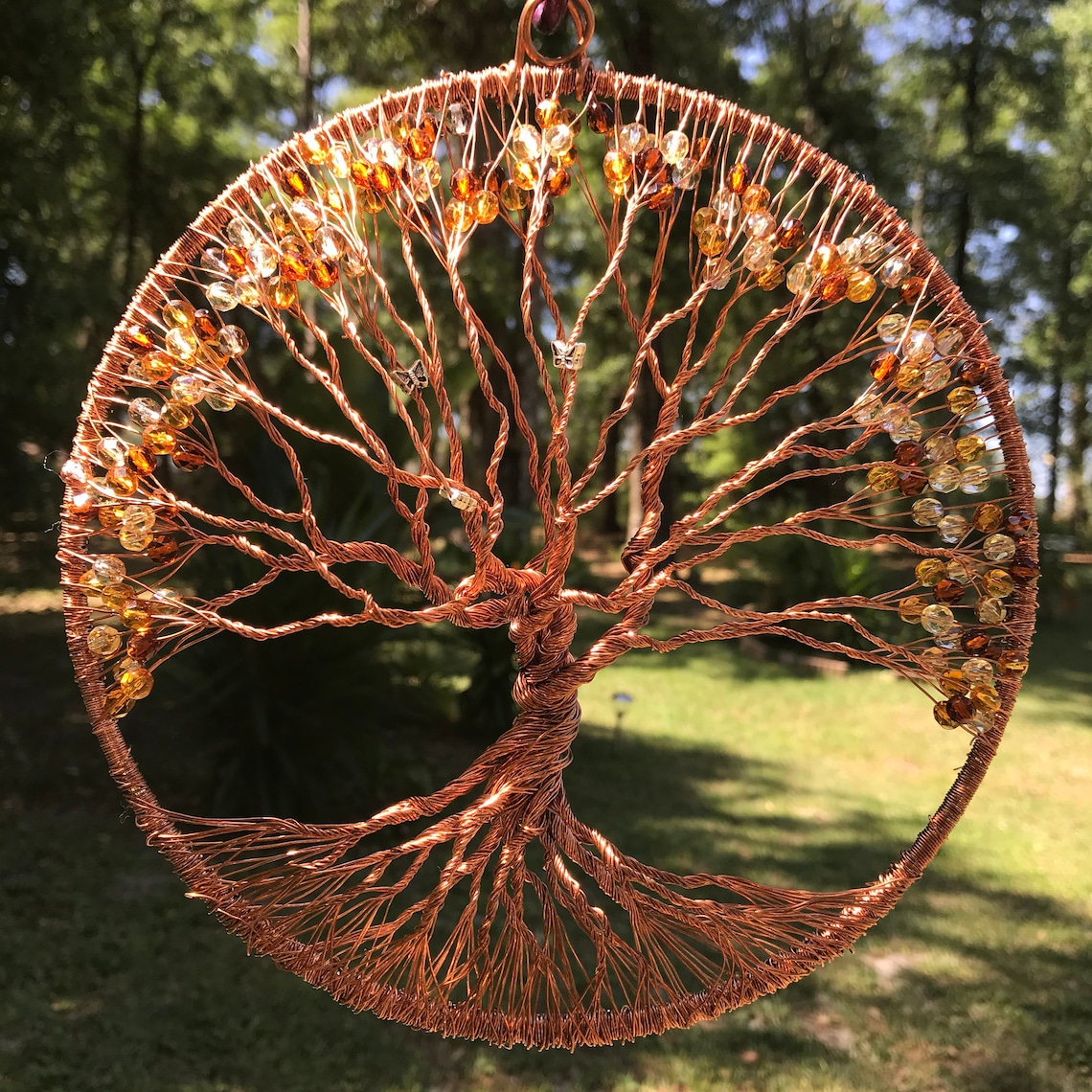8 Inch/ Handmade / Copper Wire / Tree of Life / One of a Kind - Etsy