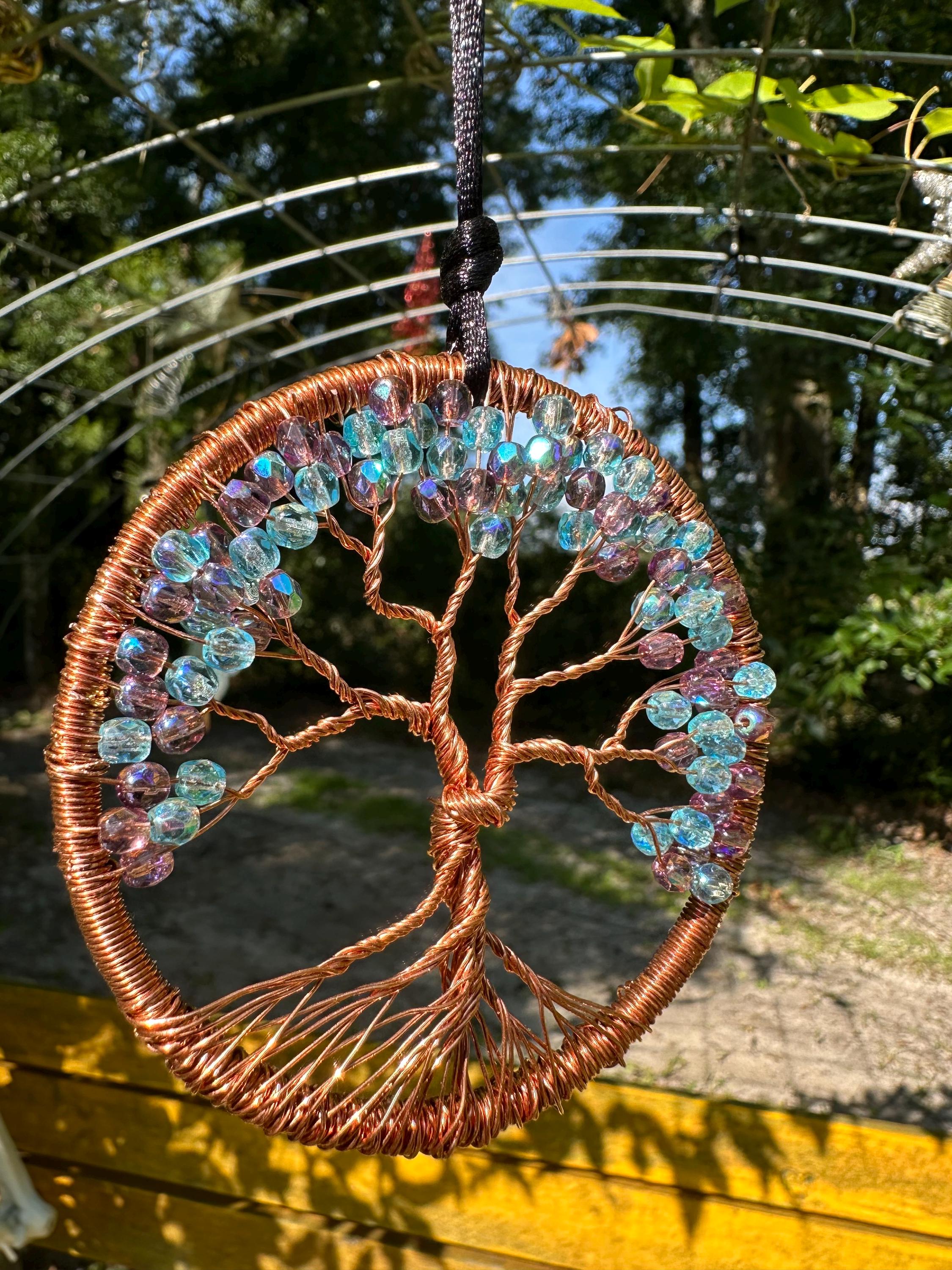 3 Inch/ Handmade / Copper Wire / Tree of Life / One of a Kind ...