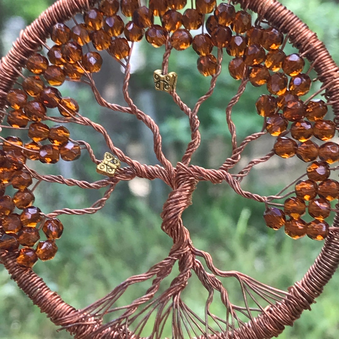 3 Inch/ Handmade / Copper Wire / Tree of Life / One of a Kind ...