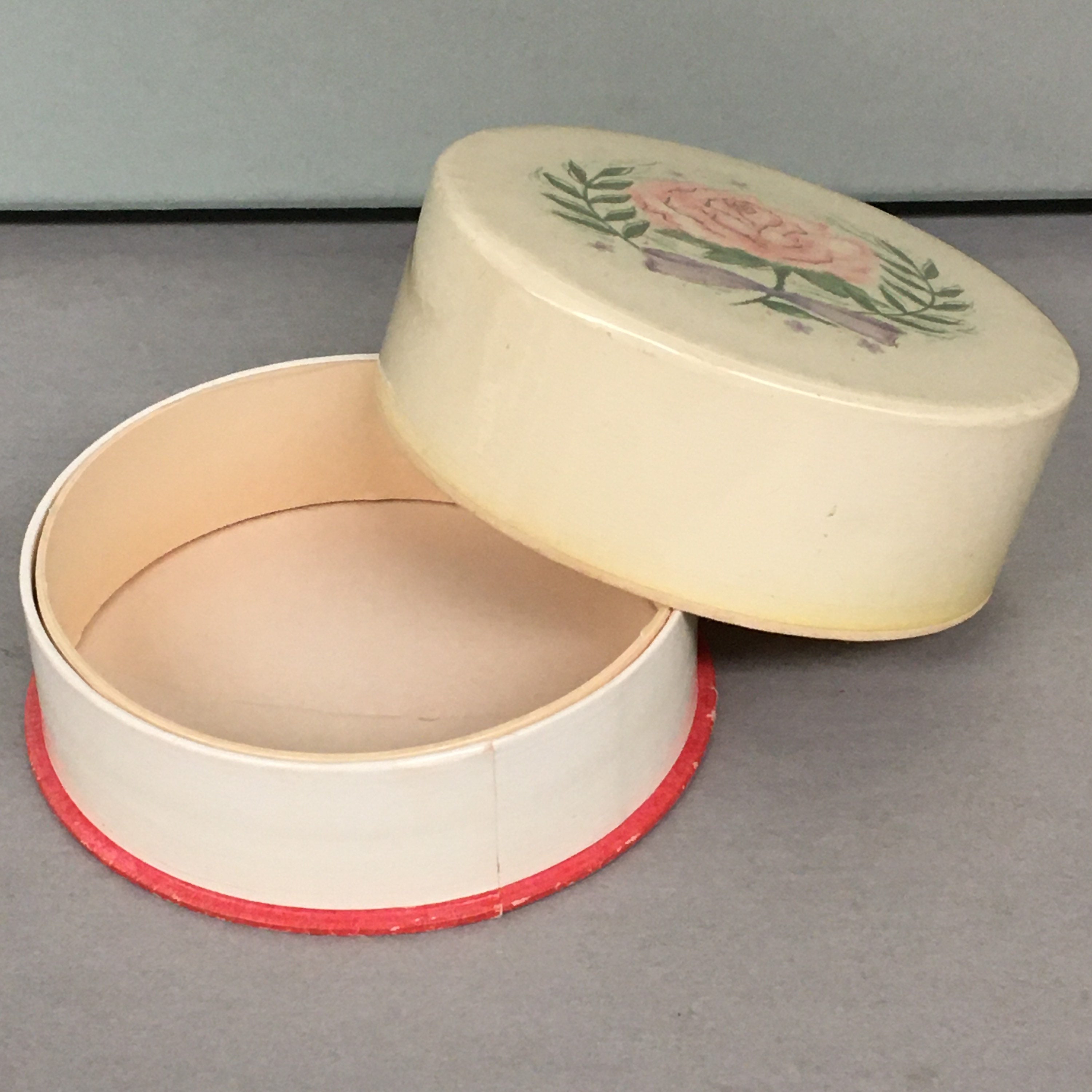 1950s Vintage Avon Sheer Mist Face Powder Container Box, Roses on Top ...