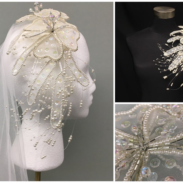 Beaded Headpiece - Etsy